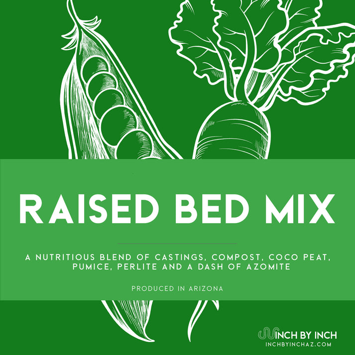 Raised Bed Mix – Inch by Inch AZ Worm Castings
